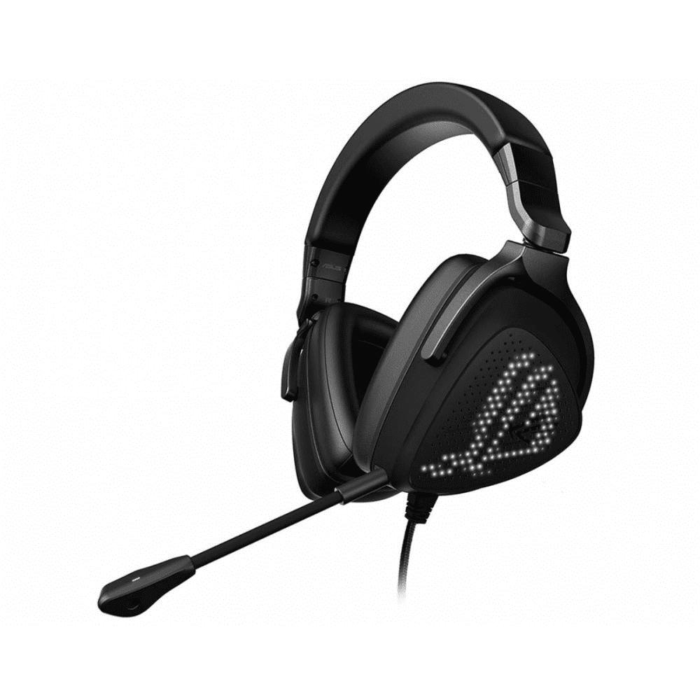 Купить оригинальный игровые наушники asus rog delta s animate, черный ...